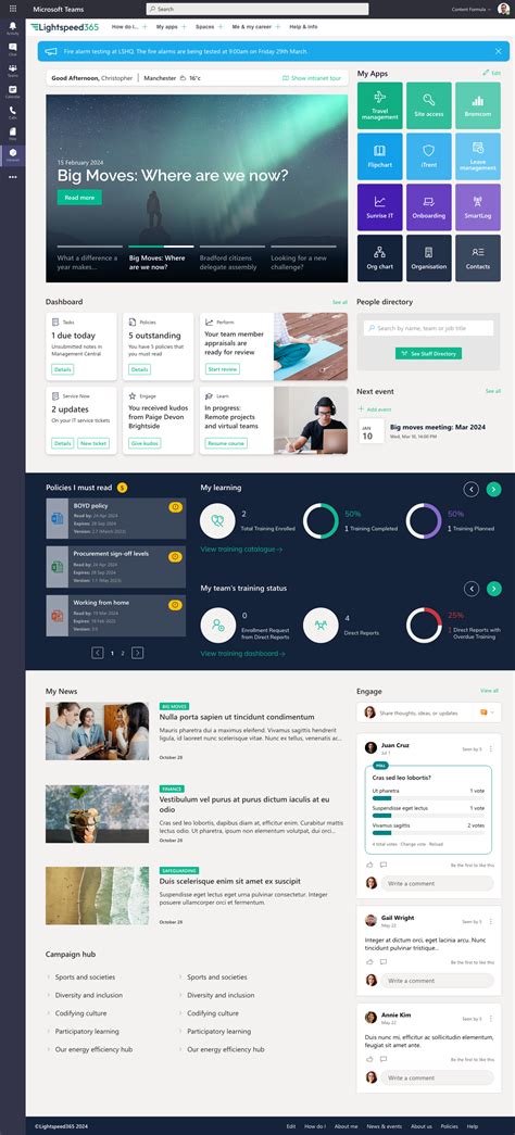 10 sharepoint site and page templates with intranet examples