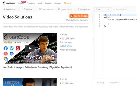 Leetcode Video Solutions Get This Extension For 🦊 Firefox En Us