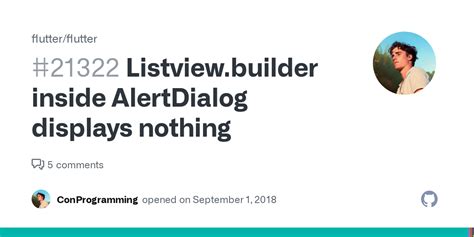 Listviewbuilder Inside Alertdialog Displays Nothing · Issue 21322