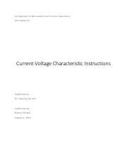 Lab Pdf Introduction To Microelectronic Circuits Laboratory ECE L Current Voltage