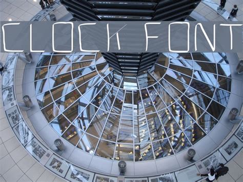 CLOCK Font FFonts Net