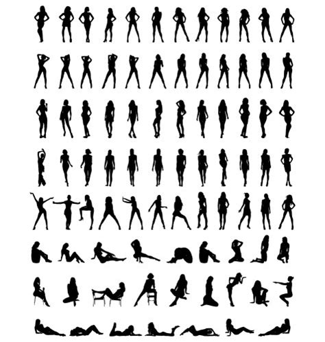 Sexy Pose Vector Images Over 12 000