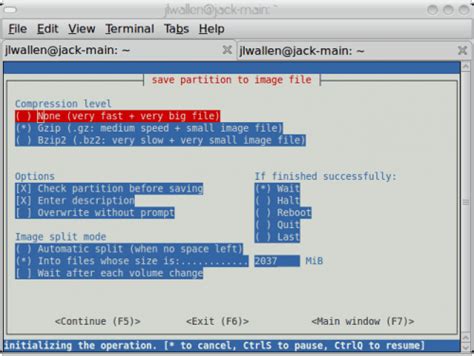 Copy Partitions On Your System With Partimage Ghacks Tech News