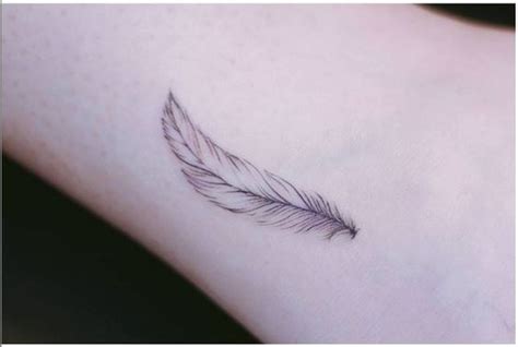 Minimalist Feather Tattoos
