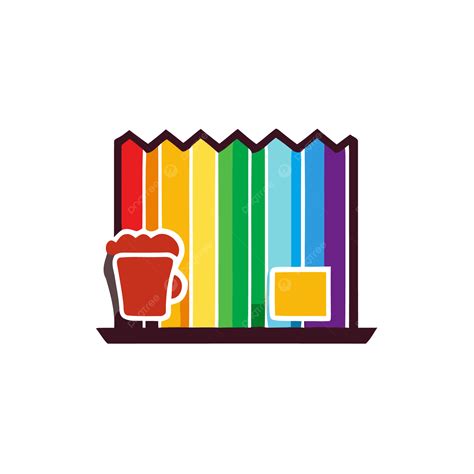 다양한 무지개 색조가 있는 색상 코드 아이콘 벡터 흰색 배경에 장르의 단순한 다채로운 아이콘 그림자 없음 작은 프레임 중앙 Png 일러스트 및 벡터 에 대한 무료