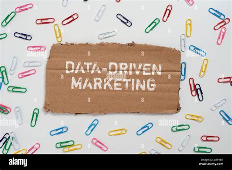 Inspiration Showing Sign Data Driven Marketing Word Written On