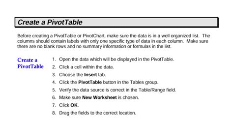 How To Create Pivot Chart Excel