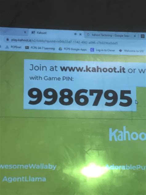 Kahoot Codes