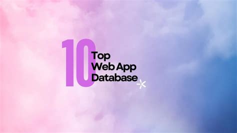 Codevian Technologies Pvt Ltd On Linkedin Top 10 Web App Database Lists In 2024 Codevian