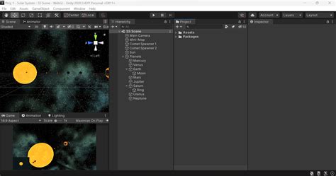 Project 1 Solar System Simulation By Dickie Bird