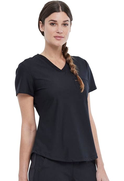 Ck819 Form By Cherokee Scrubs Tuckable V Neck Top Scrubsiq