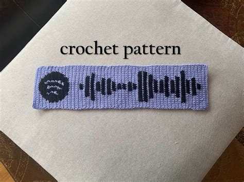 Personalized Scannable Spotify Song Code Crochet Tapestry Pattern Only Etsy