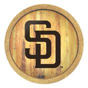 San Diego Padres Logo Faux Barrel Top Sign