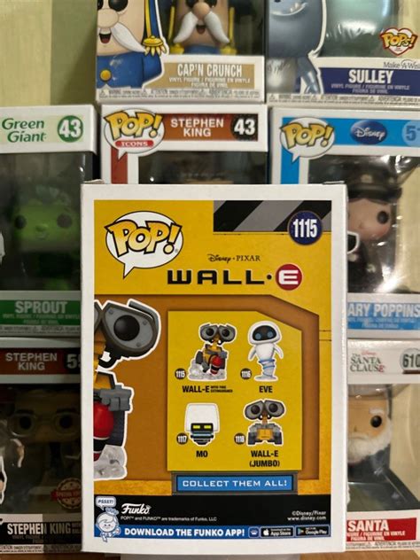 Funko Pop Wall E With Fire Extinguisher Disney Hobbies Toys Toys Games On Carousell