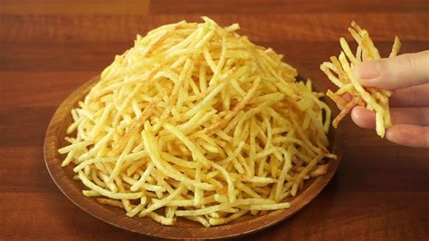 쉽고 맛있다 집에서 쉽게 만드는 바삭한 감자튀김 정말 맛있는 간식 Youtube