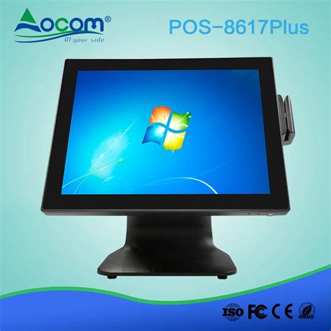 Dual Screen Cash Register Machine Pos System For Supermarket