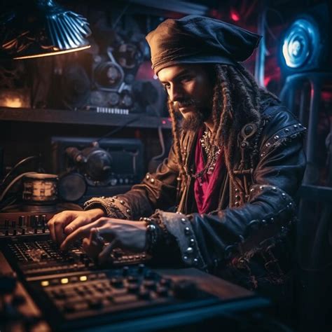 Premium AI Image A Man Is Playing A Keyboard With The Word On It