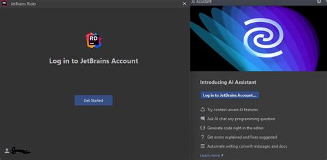 Cant Activate Ai Assistant In Rider Rider Support JetBrains