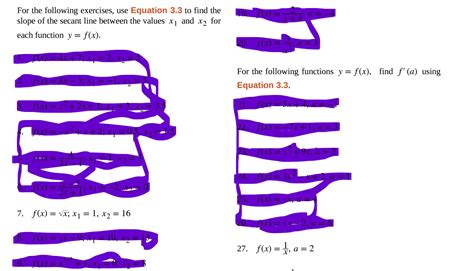 Solved For The Following Exercises Use Equation 33 To Find