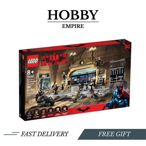 Lego Dc 76183 Batcave The Riddler Face Off Original Lego Set Extra Bubble Wrap When Shipped