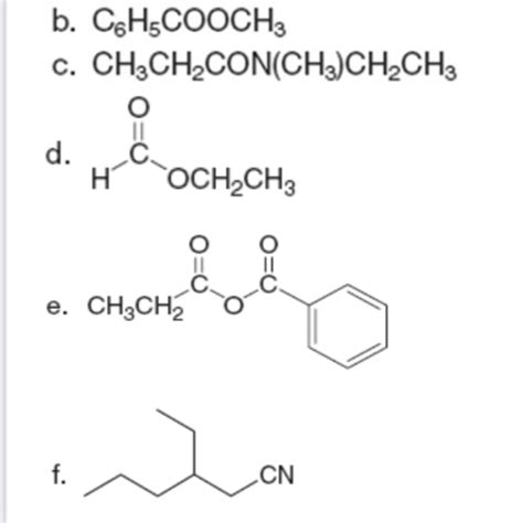 SOLVED B C H COOCH C CH CH CON CH CH CH D E F