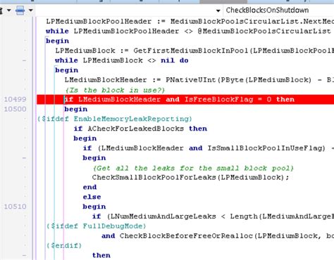 Some Issues Reported By Fixinsight Static Delphi Code Analyser