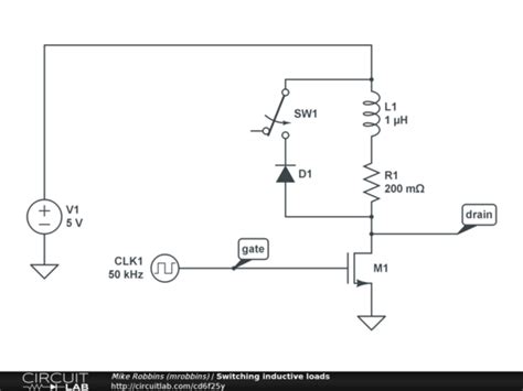Switching Inductive Loads Circuitlab