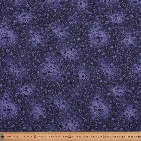 Flutter 112 Cm Cotton Blender Fabric Midnight