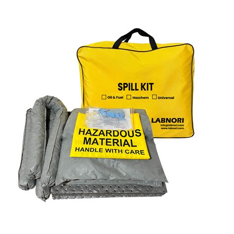 Labnori Universal Portable Spill Kit Capacity 50l Spk050g Spill Kits Labnori