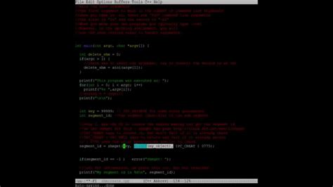 Shared Memory Creation Shmget Youtube