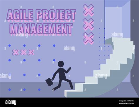 Text Sign Showing Agile Project Management Business Idea Management Methodology From