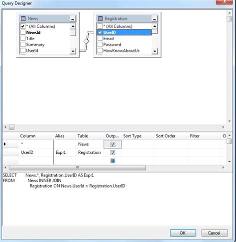 Developing And Designing Queries Using Query Designer In Sql Server 2012