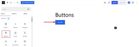 Buttons Gutenberg Blocks By BlockArt