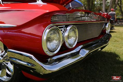 Darrell Benners Illustrious Candy Red 1961 Chevy Impala Street Muscle