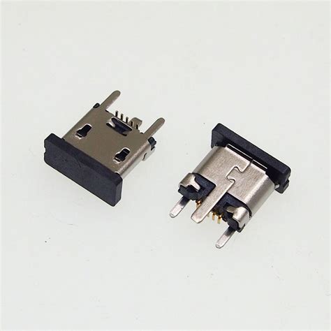 10pcs 30pcs 100pcs Vertical Smt Micro 5p Usb Jack Vicedeal