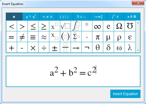 Using The Notebook Math Equation Editor Smart Notebook 17