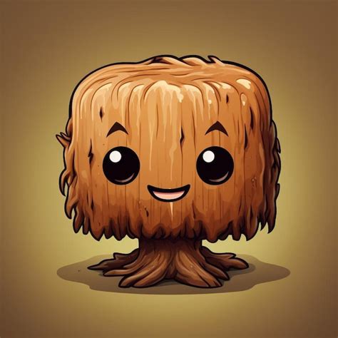 Premium AI Image A Drawing Of A Tree With A Face On It