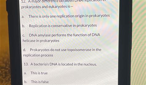 Solved Prokaryotes And Eukaryotes Is A ﻿there Is Only One