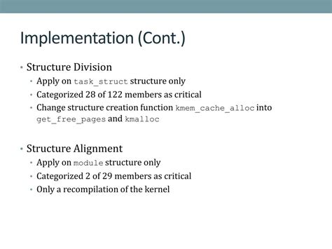 ppt efficient protection of kernel data structures via object partitioning powerpoint