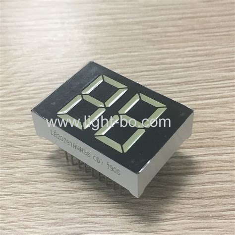 Ultra White Inch Dual Digit Segment LED Display Common Anode For Water Heater