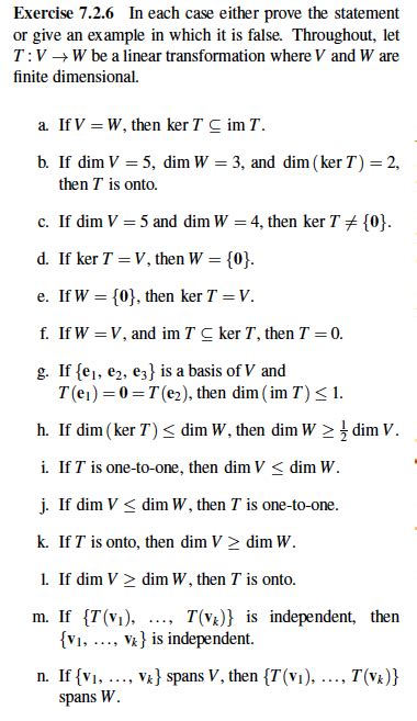 solved exercise 7 2 6 in each case either prove the