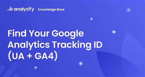 Find Your Google Analytics Tracking IDs GA UA Analyzify Knowledge Base