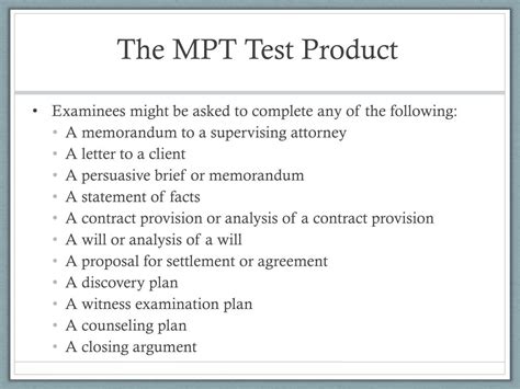 Ppt The Multistate Performance Test Mpt Powerpoint Presentation