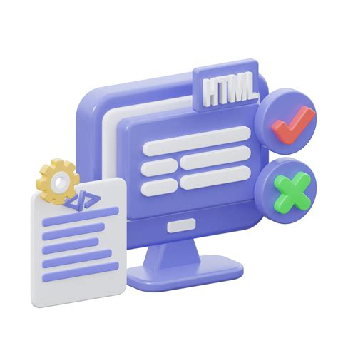 3d Html Illustration 21187501 Png