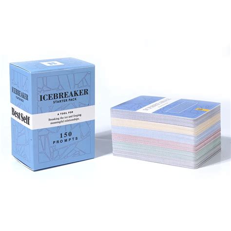 Conversation Starter Icebreaker Deeper Talk Intimacy Deck By Bestself