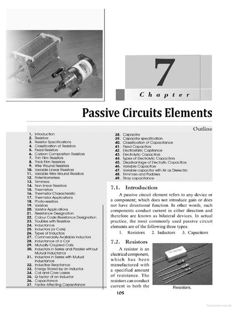 Unit 1 Passive Circuit Elements Pdf