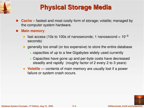 Ppt Chapter 11 Storage And File Structure Powerpoint Presentation