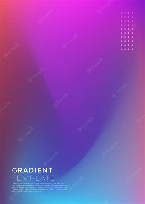 Premium Vector Vector Gradient Cover Background Template