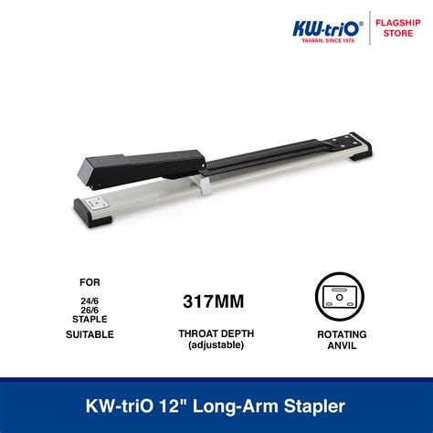 Kw Trio 12 Long Arm Stapler [15195900] Lazada Ph