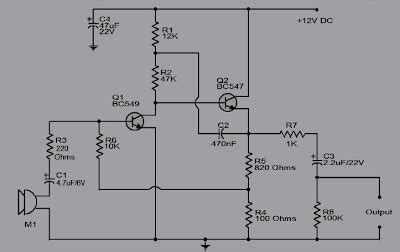 Electro Rangkaian Pre Mic Transistor